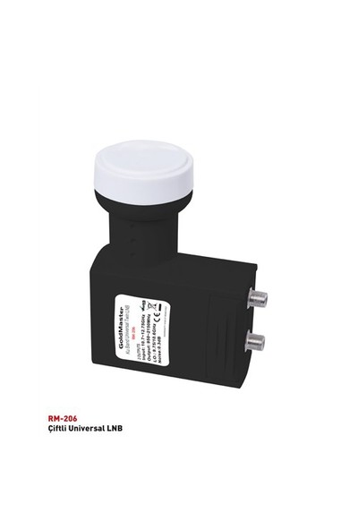 Goldmaster RM-206 Universal İkili Lnb