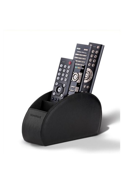 Sonorous Siyah Deri Kumanda Standı