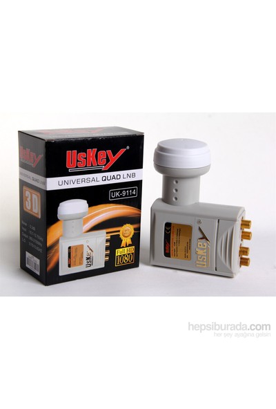 Uskey Uk-9114 Universal 3D 4K Full Hd Dörtlü Lnb Uskey Uk-9114 Universal 3D 4K Full Hd Dörtlü Lnb