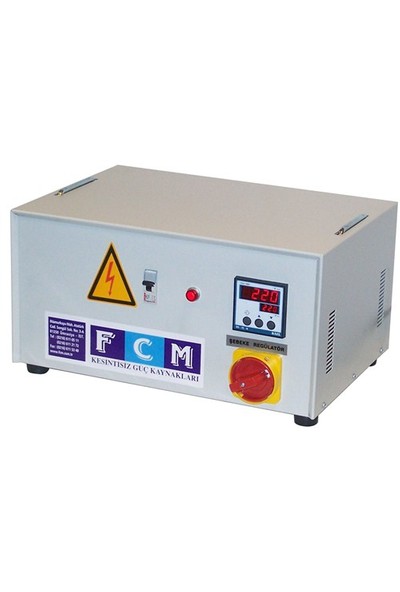 Fcm 15 Kva Regülatör Monofaze Servo Elektronik Güç Kaynağı Fcm 15 Kva Regülatör Monofaze Servo Elektronik Güç Kaynağı