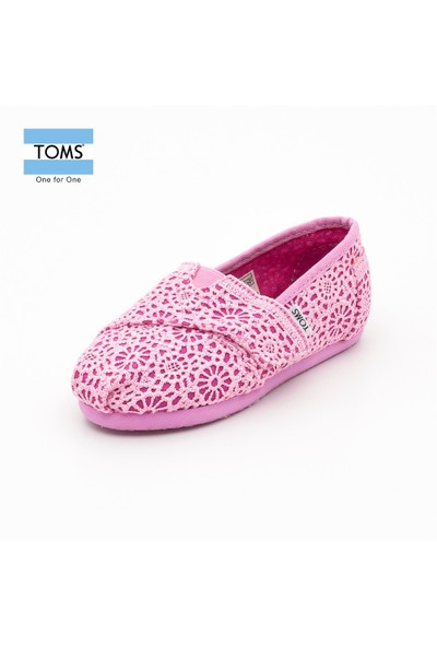 Toms 10002722 Pink Crochet Tn Clsc Alprg Pink Ayakkabı Toms 10002722 Pink Crochet Tn Clsc Alprg Pink Ayakkabı