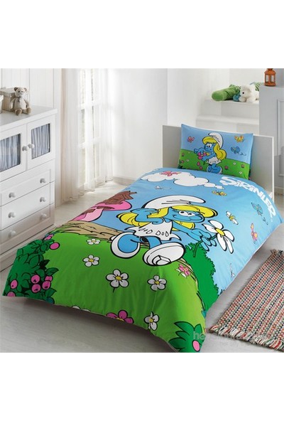 Taç Şirine İn Village Tek Kişilik Ranforce Nevresim Takımı