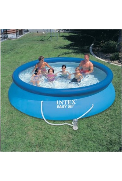 Intex Easy Filtreli ve Pompalı Büyük Boy Şişme Aile Havuzu - 56972 Intex Easy Filtreli ve Pompalı Büyük Boy Şişme Aile Havuzu - 56972