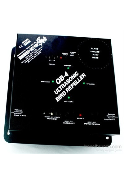 Bird-X Quad Blaster Qb-4 Ultrasonik Kuş Kovucu 10.000 M2