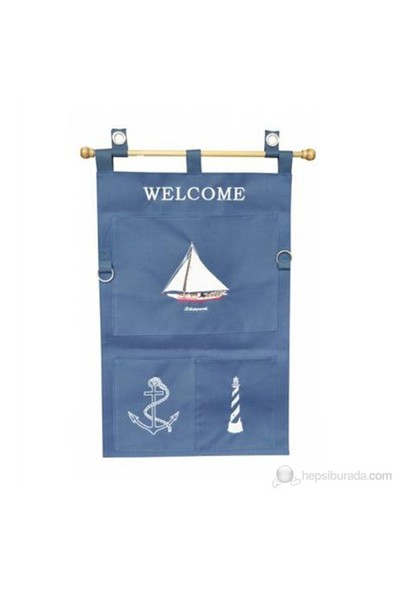 Marintek Dekoratif Üç Cepli Kumaş Eşya Gözü