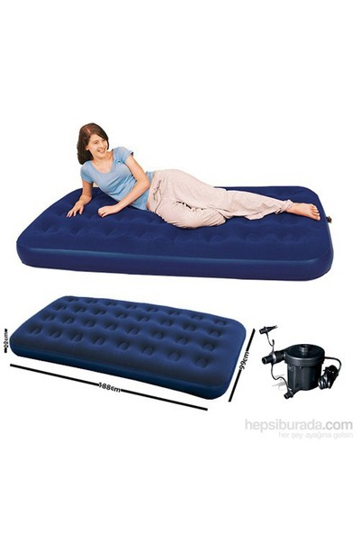 Bestway Tek Kişilik Şişme Yatak (Elektrikli Pompa Hediyeli)