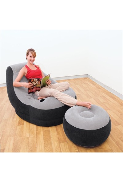 Intex Ayak Puflu Şişme Konforlu TV & Keyif Koltuğu - 68564