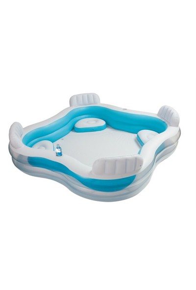 Intex Koltuklu Aile Havuzu 229x229x66 Cm Intex Koltuklu Aile Havuzu 229x229x66 Cm