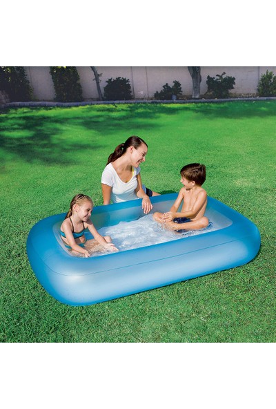 Bestway Tek Halkalı Şişme Tabanlı Çocuk Havuzu 51115 Mavi