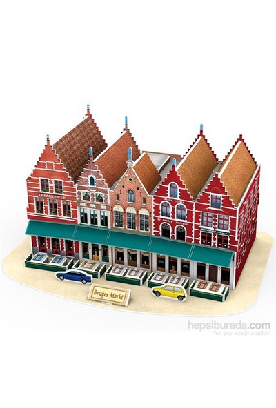 Cubic Fun 3D Puzzle - Bruges Markt