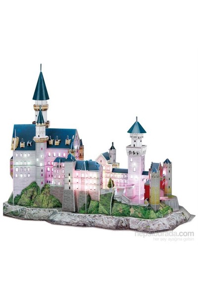 Cubic Fun 128 Parça Neuschwanstein Şatosu Puzle (Led Işıklı) Cubic Fun 128 Parça Neuschwanstein Şatosu Puzle (Led Işıklı)