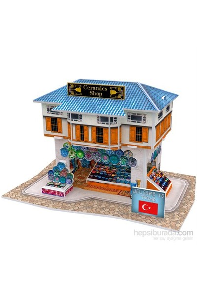 Cubic Fun Türk Seramik Mağazası (3 Boyutlu 25 Parça Puzzle) Cubic Fun Türk Seramik Mağazası (3 Boyutlu 25 Parça Puzzle)