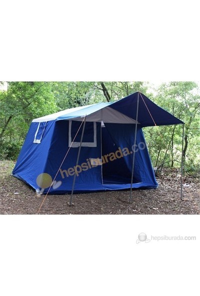 Tunç Tek Odalı Kırmızı-Mavi Çadır