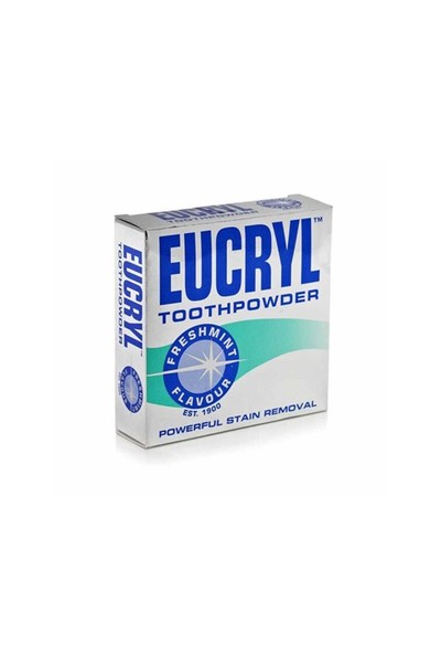 Eucryl Nane Aromalı Güçlü Leke Çıkarıcı Diş Tozu 50G