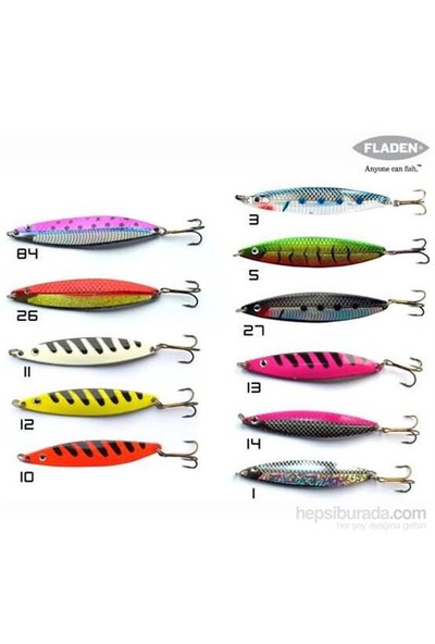 Fladen Nıdıngen Lüfer Kaşık 18 Gr. Renk No-003 Fladen Nıdıngen Lüfer Kaşık 18 Gr. Renk No-003