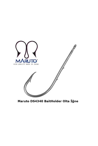 Maruto Olta İğnesi Ds4340 Baitholder Nikel 1/0 Maruto Olta İğnesi Ds4340 Baitholder Nikel 1/0