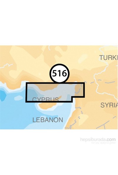 Navionics Gold Harita Kartuşu. 516 Doğu Akdeniz, Kuzey Kıbrıs