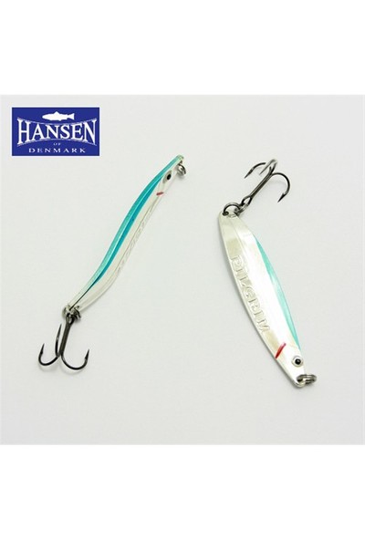 Hansen Pilgrim S Kaşık Silver Blue - 28Gr / 89Mm Hansen Pilgrim S Kaşık Silver Blue - 28Gr / 89Mm