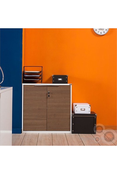 Adore New York 2 Raflı Kapaklı Kitaplık - Noce - Lake Beyaz Adore New York 2 Raflı Kapaklı Kitaplık - Noce - Lake Beyaz