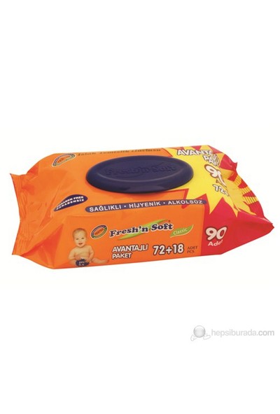 Fresh’n Soft Classic Islak Bebek Havlusu 90 adet