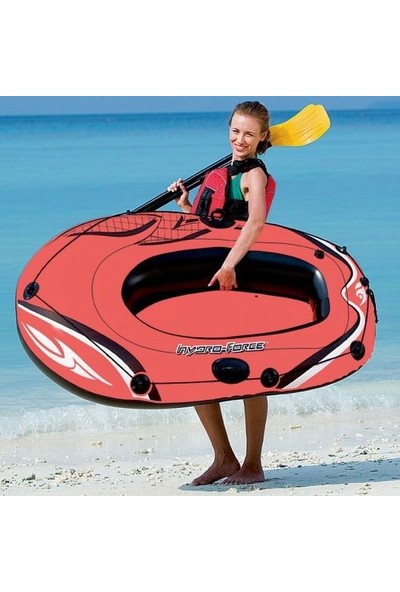 Bestway 61099 Hydro Force Şişme Bot 1 Kişilik Kürek + Pompa Bestway 61099 Hydro Force Şişme Bot 1 Kişilik Kürek + Pompa