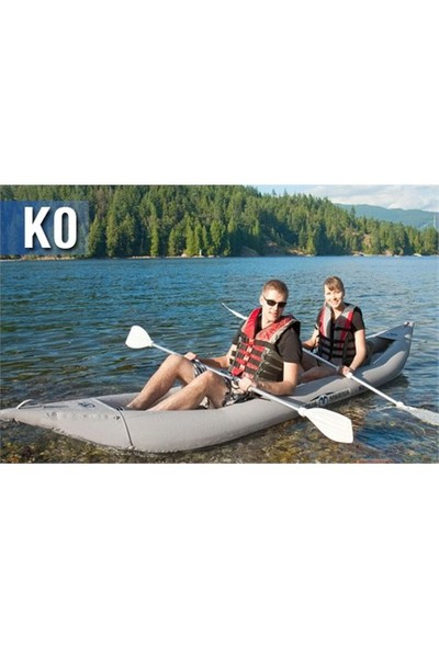 Aqua Marina K0 Leisure Kayak Inflatable Floor Kürekli Aqua Marina K0 Leisure Kayak Inflatable Floor Kürekli