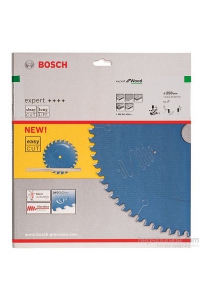 Bosch - Expert Serisi Ahşap İçin Daire Testere Bıçağı - 250 X 30 X 2,4 Mm, 60 Diş Bosch - Expert Serisi Ahşap İçin Daire Testere Bıçağı - 250 X 30 X 2,4 Mm, 60 Diş