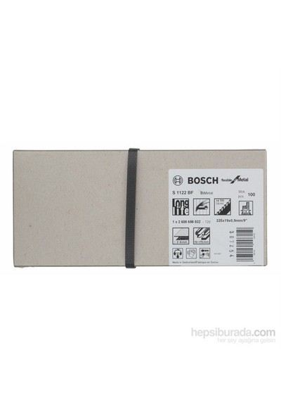 Bosch - Flexible Serisi Metal İçin Tilki Kuyruğu Bıçağı S 1122 Bf - 100'Lü Paket Bosch - Flexible Serisi Metal İçin Tilki Kuyruğu Bıçağı S 1122 Bf - 100'Lü Paket