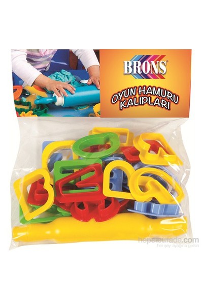 Brons Br-473 Oyun Hamuru Harf Seti Brons Br-473 Oyun Hamuru Harf Seti