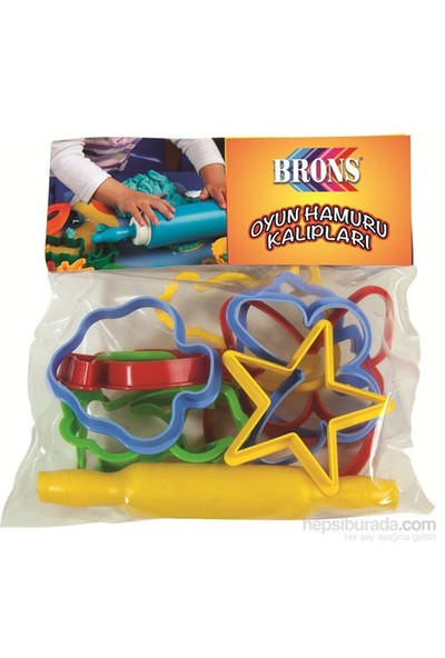 Brons Br-474 Oyun Hamuru Büyük Şekiller Seti