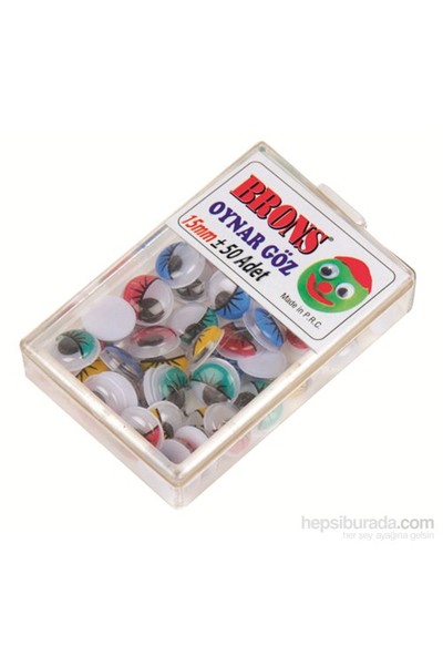 Brons Br-635 Oynar Göz Renkli 15 mm Plastik