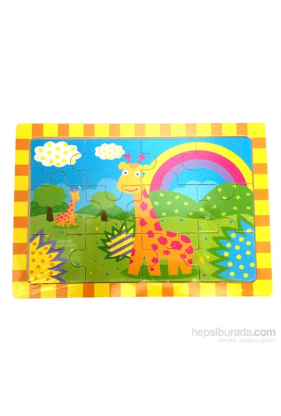 Bu-Bu Ahşap Puzzle 20X14x0,6 Cm Bubu00114