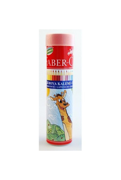Faber-Castell Silindir Tüp Kuruboya 24 Renk 116524 Faber-Castell Silindir Tüp Kuruboya 24 Renk 116524