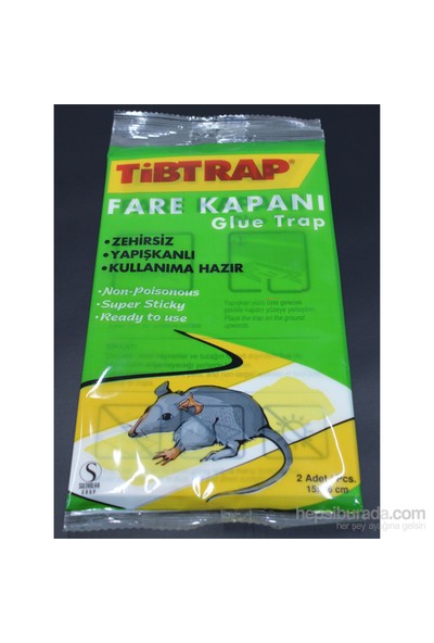 Tibtrap Yapışkanlı Fare Zehiri 090758 Tibtrap Yapışkanlı Fare Zehiri 090758