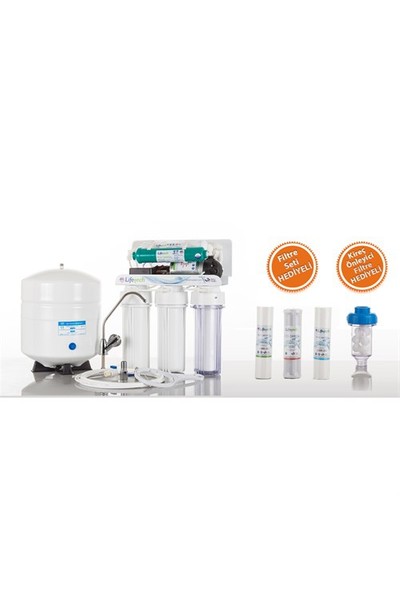 Lifetech 6 Aşamalı Alkali-Pompalı Arıtma Cihazı+Yedek Ön Filtre Seti+Kireç Önleyici Filtre Lifetech 6 Aşamalı Alkali-Pompalı Arıtma Cihazı+Yedek Ön Filtre Seti+Kireç Önleyici Filtre