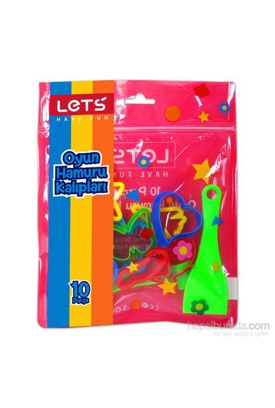 Lets Oyun Hamuru Kalıbı 10 Parça L8417
