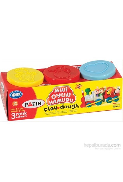 Fatih Mini Oyun Hamuru 3 Renk Fatih Mini Oyun Hamuru 3 Renk
