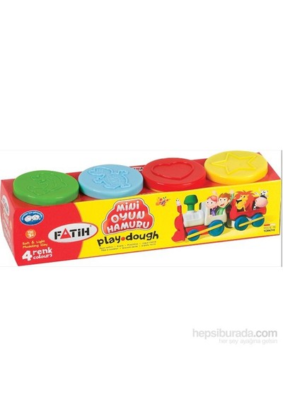 Fatih Mini Oyun Hamuru 4 Renk Fatih Mini Oyun Hamuru 4 Renk