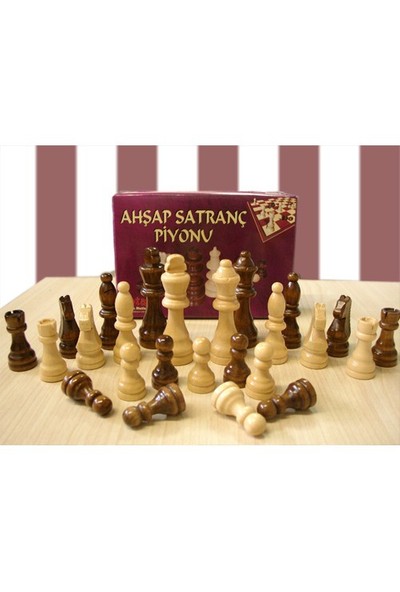 Star Satranç Piyonu Ahşap NO:1