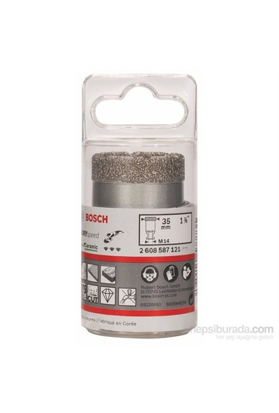 Bosch - Best Serisi Seramik İçin Dry Speed Kuru Elmas Deliciler - 35 X 35 Mm Bosch - Best Serisi Seramik İçin Dry Speed Kuru Elmas Deliciler - 35 X 35 Mm
