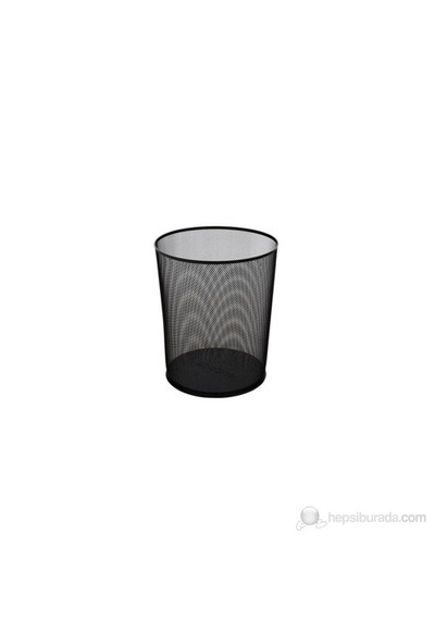 Globox Delikli Çöp Kovası Siyah