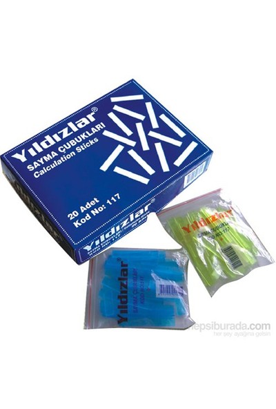 Yıldızlar Kod:117 Sayma Çubukları