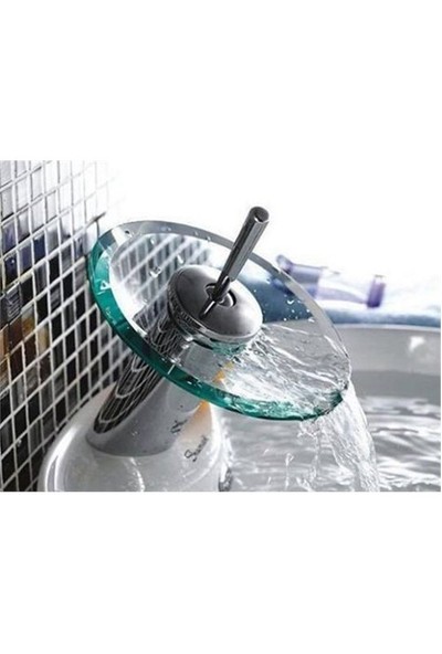 Erol Teknik Aqua Blue Düden Oval Cam Lavabo Batarya Erol Teknik Aqua Blue Düden Oval Cam Lavabo Batarya