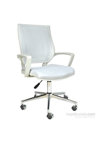 Bürocci Aletta Metal Ayaklı Çalışma Koltuğu Beyaz 2102G0550 Bürocci Aletta Metal Ayaklı Çalışma Koltuğu Beyaz 2102G0550