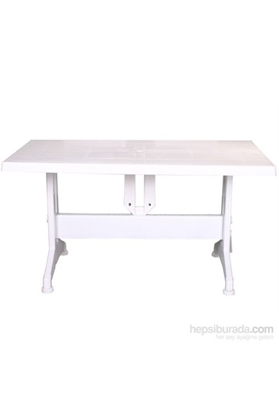 Star Salon Katlanır Masa Vıdalı Beyaz ( 80*140 ) Star Salon Katlanır Masa Vıdalı Beyaz ( 80*140 )
