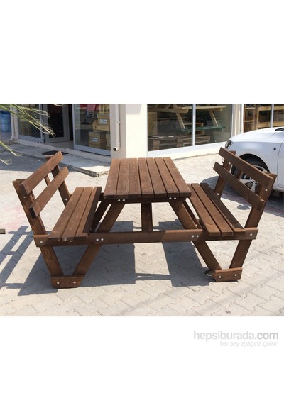 Garden Sırt Dayamalı Piknik Masası 8 Kişilik