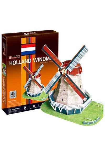 Cubic Fun Puzzle Holland Windmill (3 Boyutlu) Cubic Fun Puzzle Holland Windmill (3 Boyutlu)