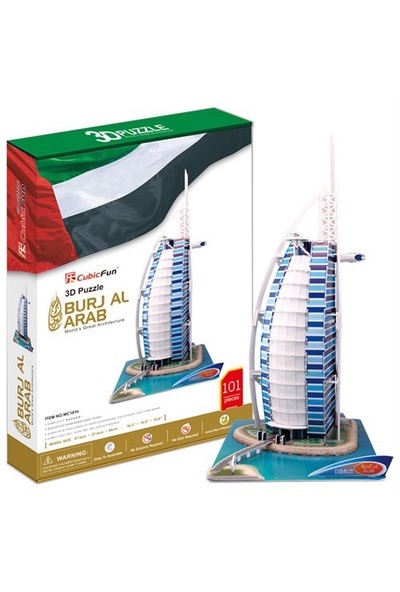 Cubic Fun Puzzle Burj Al Arab (3 Boyutlu) Cubic Fun Puzzle Burj Al Arab (3 Boyutlu)