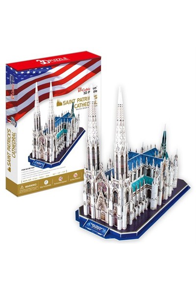 Cubic Fun Puzzle Saint Patrick's Cathedral (3 Boyutlu) Cubic Fun Puzzle Saint Patrick's Cathedral (3 Boyutlu)