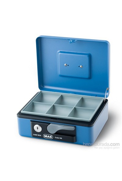 Mas Para Kasası (İthal) Orta Boy (Mavi ) Mas Para Kasası (İthal) Orta Boy (Mavi )